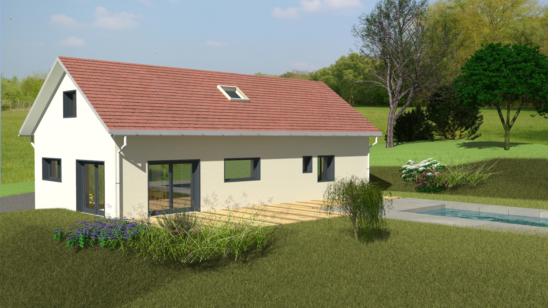 Visite des ateliers de préfabrication et d'une maison en construction à ...